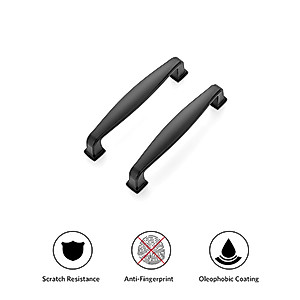 Ravinte 30 Pack Solid 3-3/4 Inch Kitchen Cabinet Handles Matte Black Cabinet Pulls Black Drawer Pulls Kitchen Cabinet Hardware Kitchen Handles for Cabinets Cupboard Handles Drawer Handles