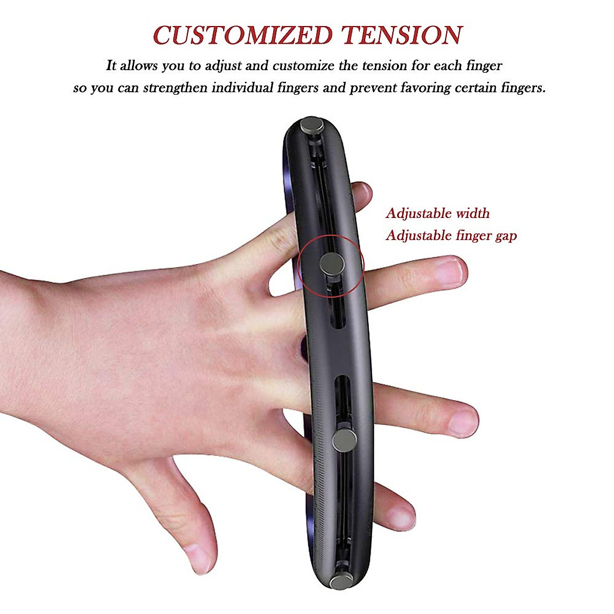 FOVERN1 Guitar Finger Expansion, Finger Sleeve Finger Force Span Practing Trainer TooL Training Bands for Guitar Bass Piano Finger Speed System Musical Instrument Accessories