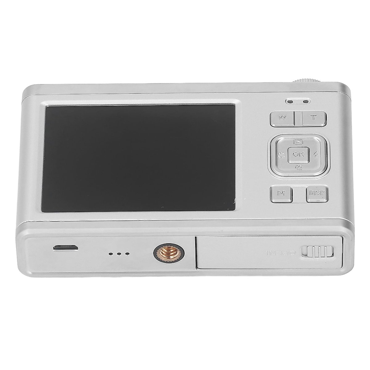 Compact Digital Camera, Autofocus 50MP and 30MP Digital Camera Built in Flash for Vlog (Silver)