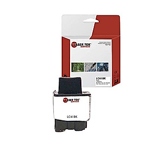 Laser Tek Services Compatible Ink Cartridge Replacement for Brother LC-41 LC41BK LC41C LC41M LC41Y Works with Brother DCP110C 120C, MFC210C Printers (Black, Cyan, Magenta, Yellow, 4 Pack)