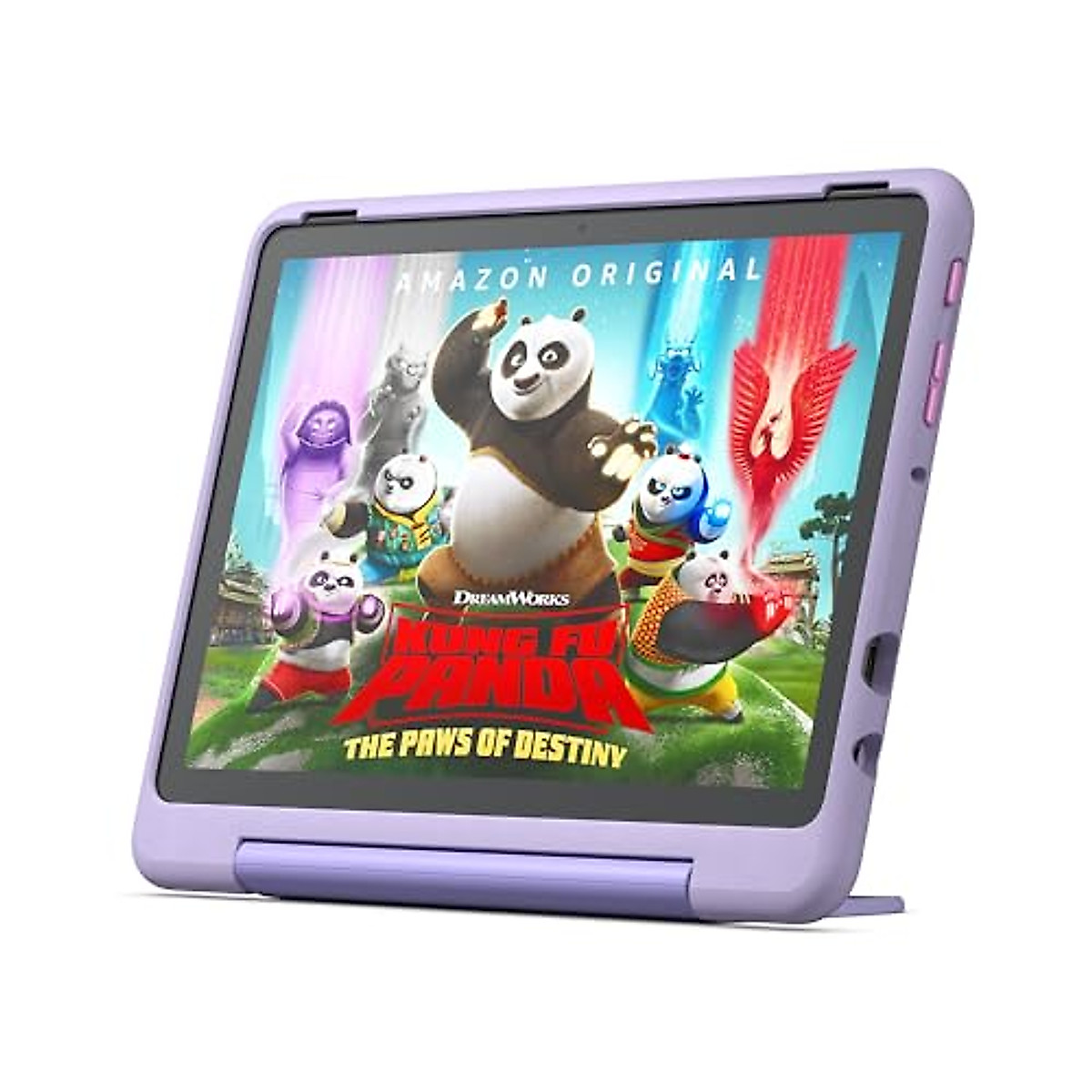 Amazon Fire HD 10 Kids Pro tablet- 2023, ages 6-12 | Bright 10.1" HD screen | Slim case for older kids, ad-free content, parental controls, 13-hr battery, 32 GB, Happy Day