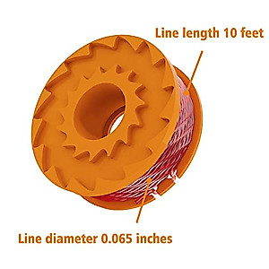 X Home 12-Pack WA0010 Weed Eater String Replacement for Worx Select Electric String Trimmers