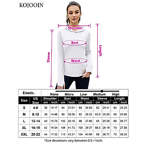 Women's UPF 50+ Sun Protection Hoodie Long Sleeve Lightweight Sun Shirt for Fishing White L