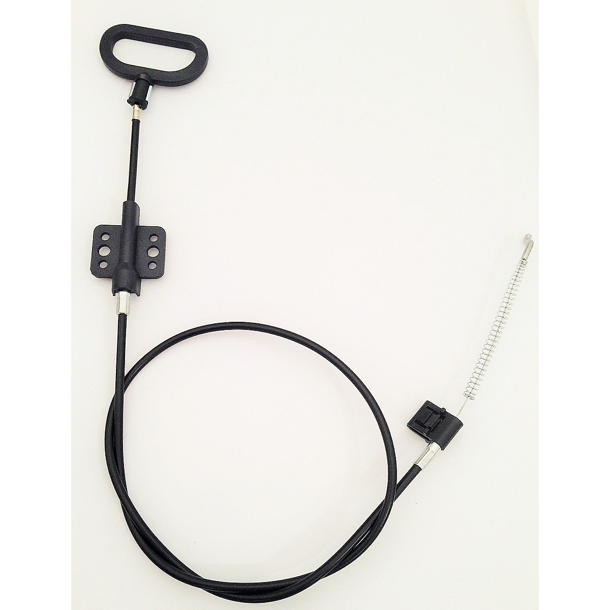 ProFurnitureParts Recliner Cable D-Ring Release Long Handle (7") -Exposed Length 4.75" with Spring- Total Overall Length 44.75"