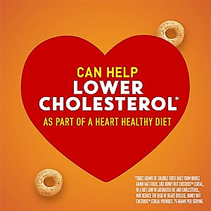 Honey Nut Cheerios Cereal, Limited Edition Happy Heart Shapes, Heart Healthy Cereal With Whole Grain Oats, Mega Size, 29.4 oz