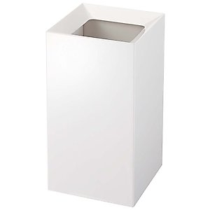 Yamazaki Home Plastic | Trash Can, One Size, White
