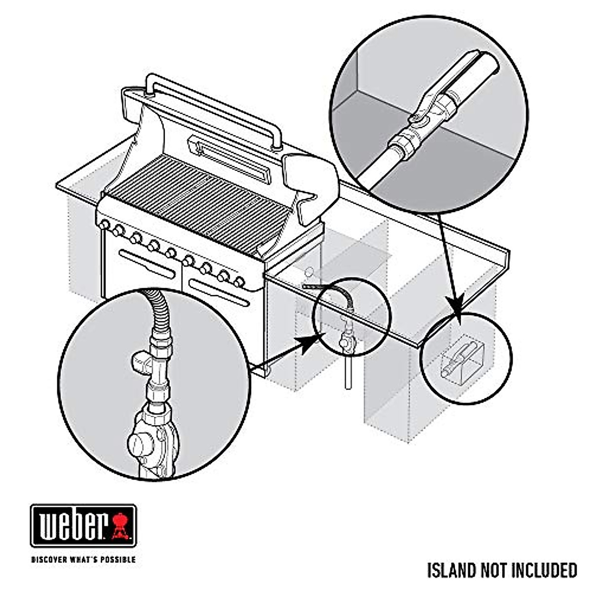 WEBER Summit S-660 Built-In Natural Gas Stainless Steel Grill (7460001)