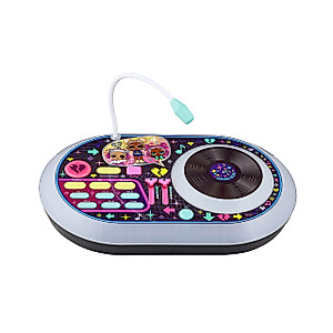 eKids LOL Surprise DJ Party Mixer Turntable Toy with Built in Microphone for Kids, Record and Mix Your Favorite Songs, for Fans of LOL Toys for Girls