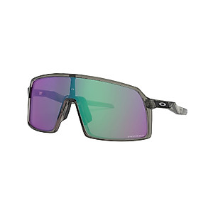 Oakley Men's OO9406 Sutro Rectangular Sunglasses, Grey Ink/Prizm Road Jade, 37 mm