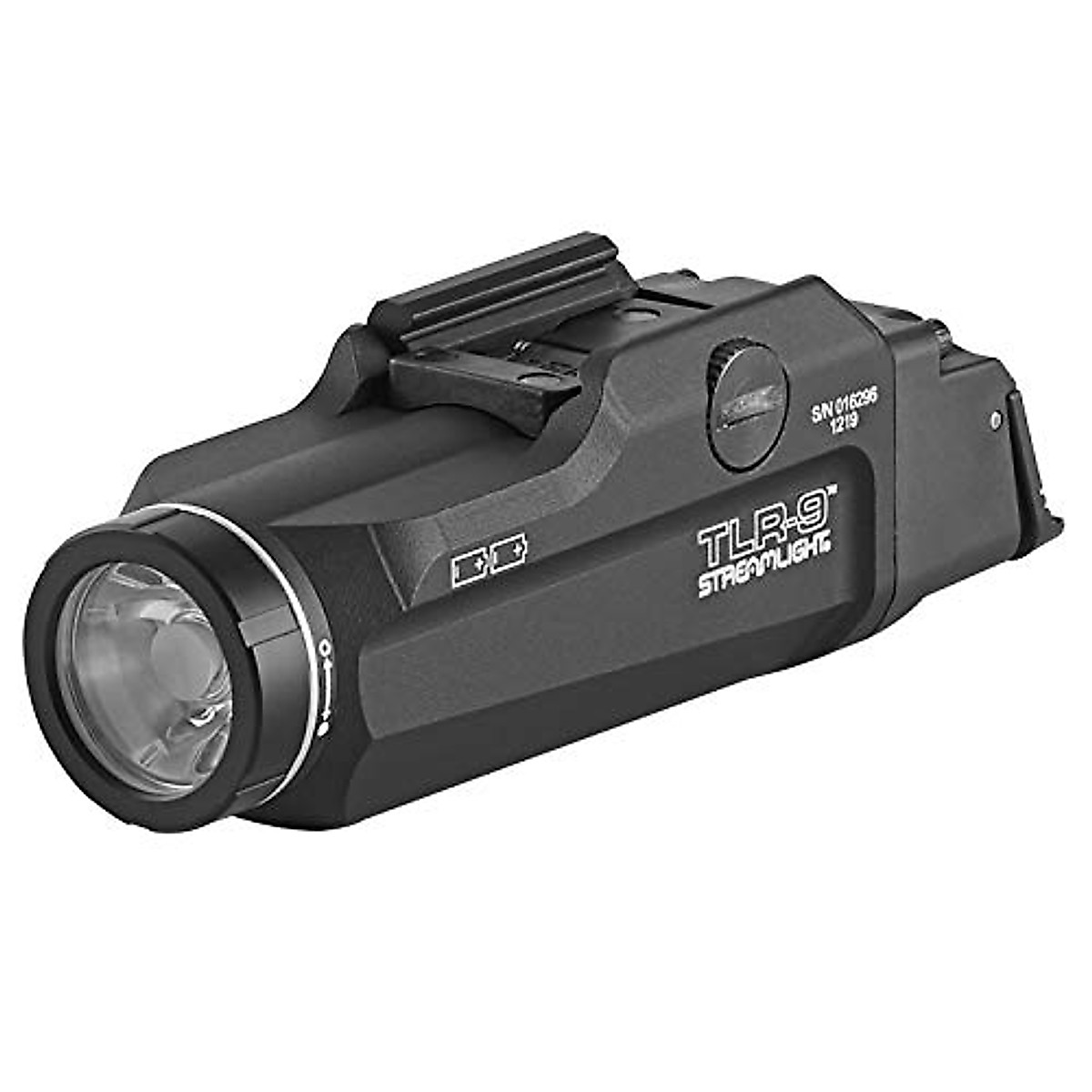 Streamlight 69464 TLR-9 Flex Low-Profile Rail-Mounted Tactical Light with CR123A Lithium Batteries, Black