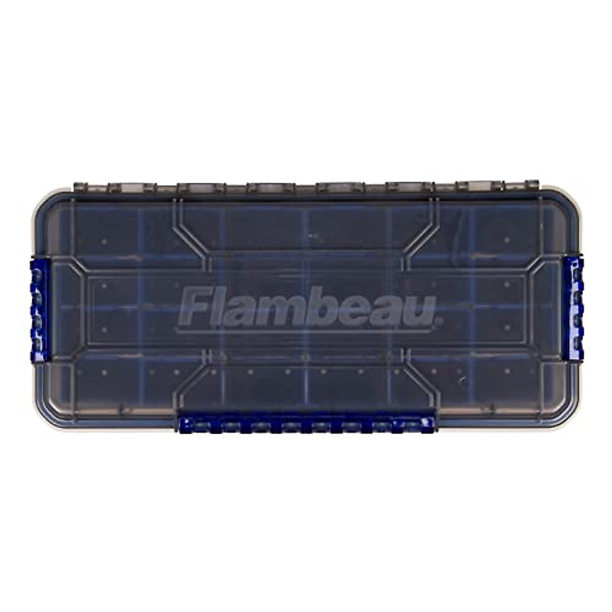 Flambeau Outdoors Zerust MAX Waterproof Crank Bank | 24 Removable Zerust Anti-Corrosion Cups, Individually Protect and Store Crankbaits, Jerkbaits, Jointed-Baits, Poppers, 14" x 6.4" x 5.3"