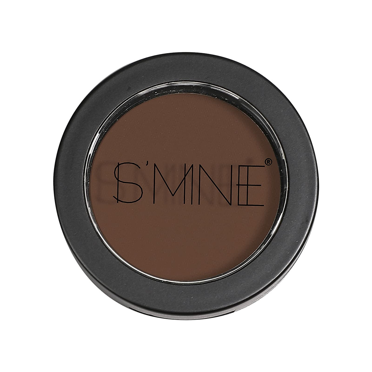 ISMINE Single Eyeshadow Powder Palette Matte Coffee, High Pigment, Longwear Single Brown Eye Makeup for Day & Night (#04)