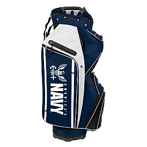 Navy Bucket III Cooler Cart Golf Bag