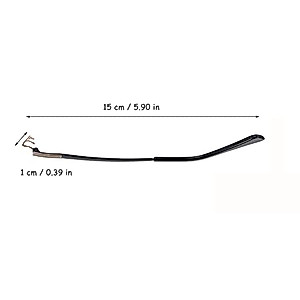 iplusmile Eyeglasses Replacement Parts Eyeglass Replacement Temple Metal Glasses Arms Legs Eyeglass Nose Pad Sunglasses Nose Cushions for Glasses Repair Kit Black Glasses Repair