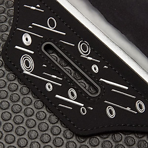 Yardy Water Resistant Cell Phone Armband for iPhoneHuweiSamsungLG,etc.Running Armband Phone Holder Case, Card Slot & Zipper Slot Car Key Holder for 6.5 inch Phone(Black)