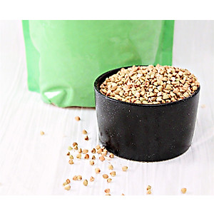 Organic Grains Organic Hulled Buckwheat Groats - 3 Lbs. (48 Oz.) - The Top Organic Buckwheat Ingredient For Your Buckwheat Food Needs! - Non GMO, Kosher, & Vegan