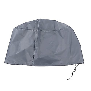 Natudeco Outdoor Barbecue Grill Cover Garden Griddle Dust Cover Waterproof Windproof UV Protection BBQ Accessories Compatible Most Small Grill
