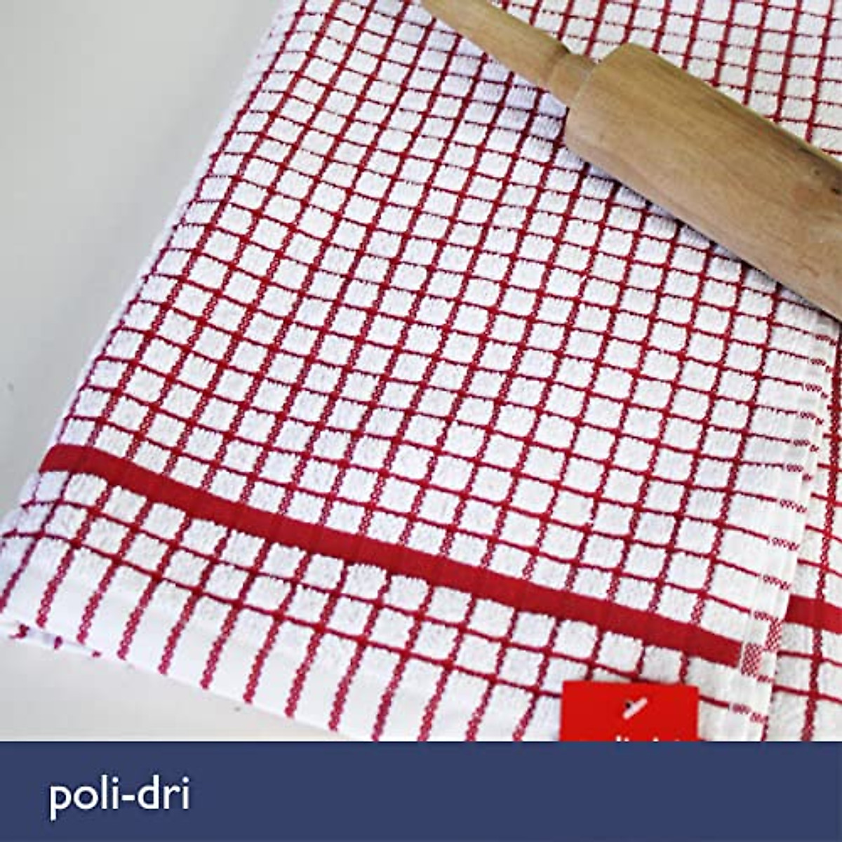 Samuel Lamont & Sons Poli Dri Tea Towel Red