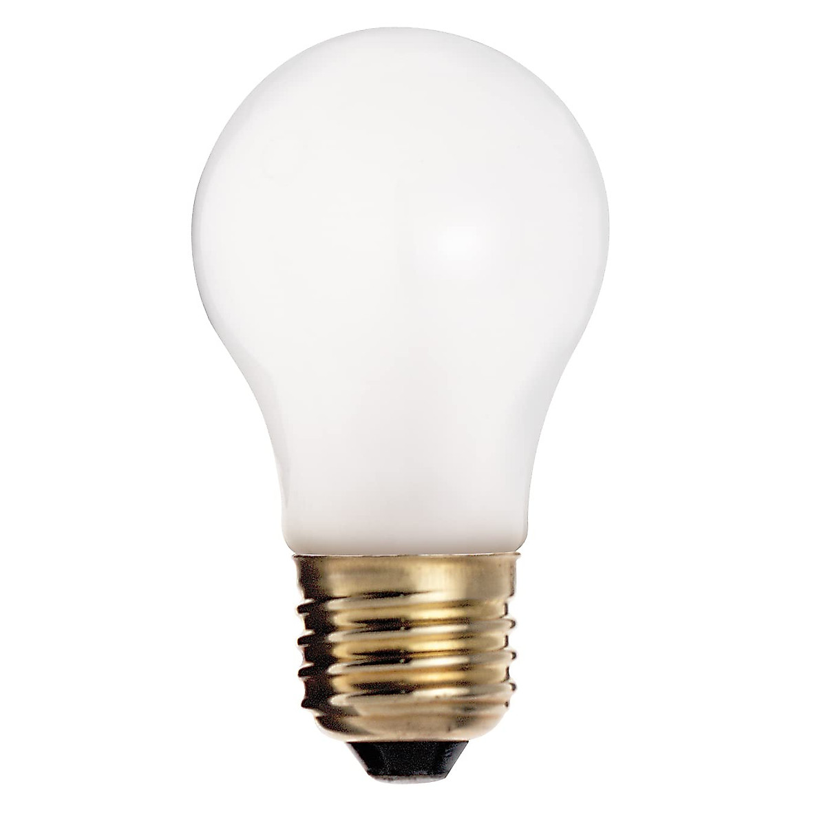 Satco S3721 130V Medium Base 40-Watt A15 Light Bulb, Frosted
