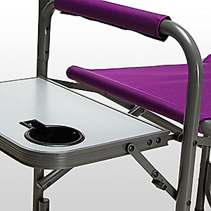 Stoic Fireside Side Table Camp Chair Fuchsia Blue Coral, One Size