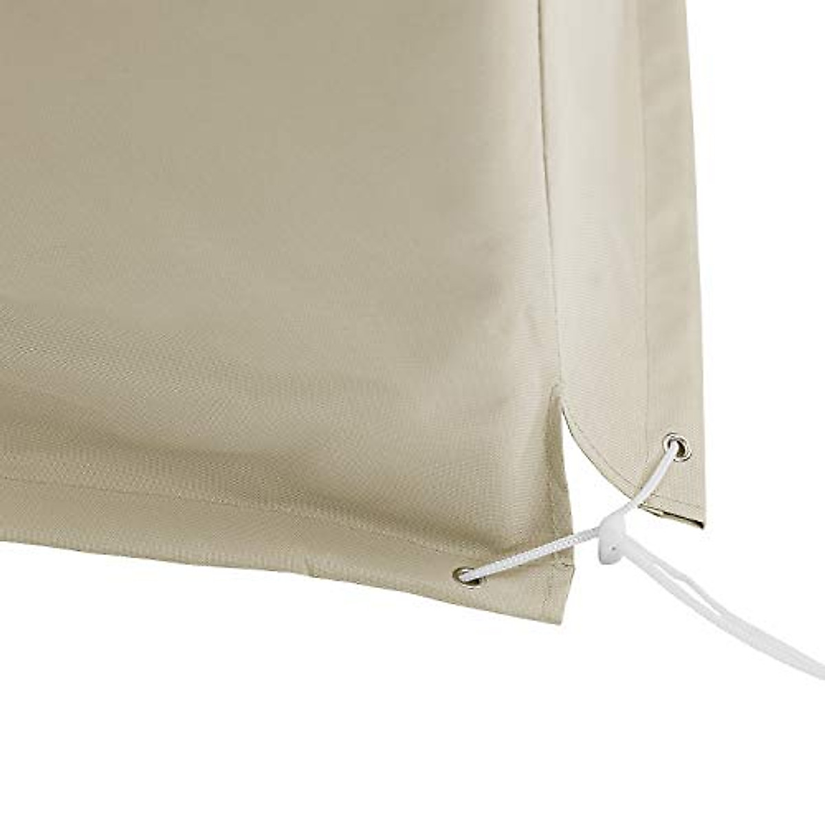 Crosley Furniture Patio Furniture Covers, Waterproof Outdoor Sectional Cover for Half-Moon Sofa, Tan