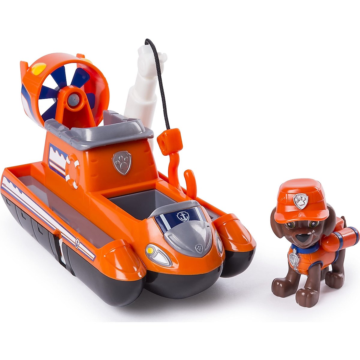 Paw Patrol Ultimate Rescue - Zuma’s Ultimate Rescue Hovercraft with Moving Propellers and Rescue Hook, for Ages 3 and Up