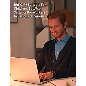 Togetface Kids Bluetooth Earbuds, Wireless Earbuds for Kids with Cute Charging Case, Stereo TWS Wireless Earphones with Mic for Exercise, Bluetooth 5.1 Earphones for iPhone and Android as Gift