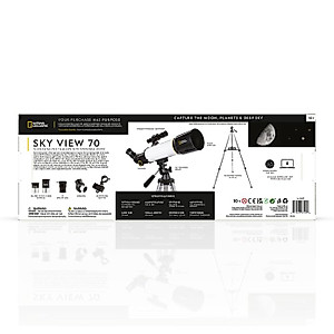 National Geographic Sky View 70-70mm Refractor Telescope with Panhandle Mount