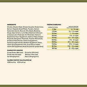 BADLANDS RANCH Superfood Complete, Air-Dried Adult Dog Food, 24 Ounce Premium Chicken and Super Mobility Organic Supplement 90 Grams, 30 Scoops