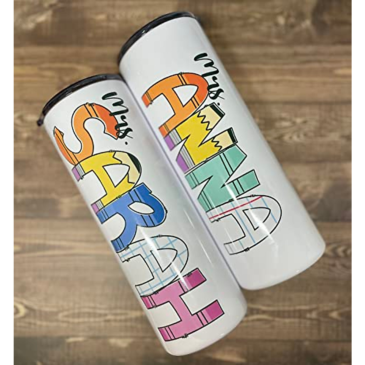 Personalized Teacher Tumbler-Preschool Teacher-Teacher Appreciation-Virtual Teacher Gift-Teacher Valentine Gift-Student Teacher Gift