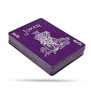 Purple Playing Cards Bicycle Deck