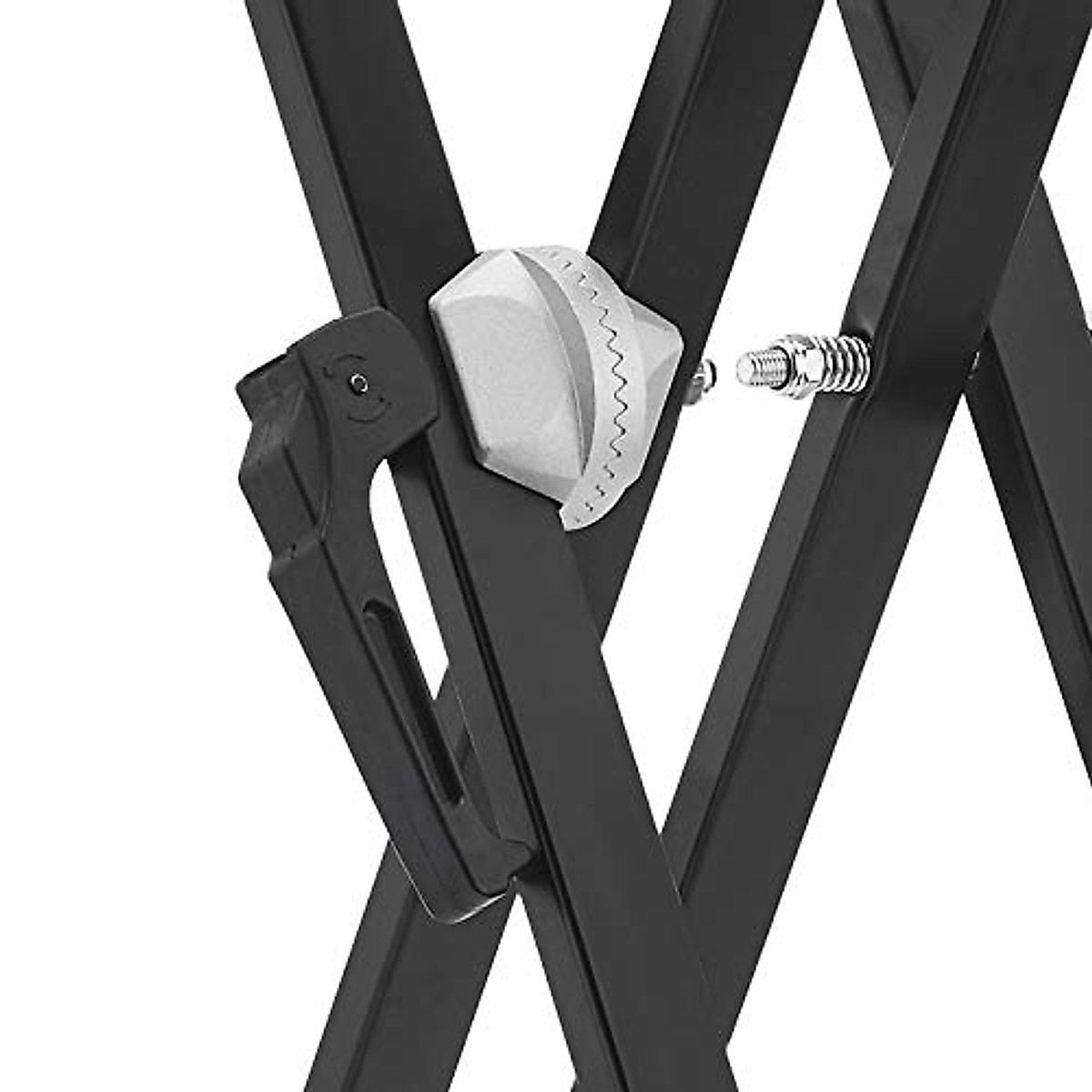 Amazon Basics Heavy-Duty Adjustable Keyboard and Piano Double-X-Shape, Stand, Black