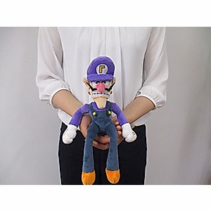 Sanei Super Mario All Star Collection 12.5" Waluigi Plush, Small