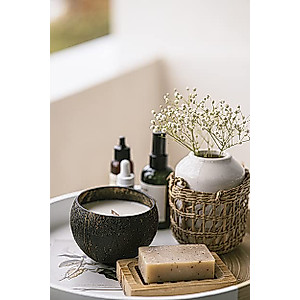 CocoNat, Coconut Bowl Candle for Home Scented Candles, Organic Soy Wax Candle, All Natural Wood Wicked Candle, Aromatherapy Candles, Coco Shell Candle, Eco-Friendly Gift (Coconut)