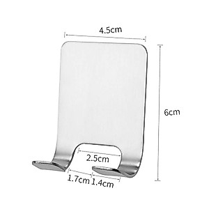 2PC Stainless Steel Razor Holder Men Shaving Razor Straight Stand Shelf Shaving Razor Storage Rack Bathroom Hook Organizer