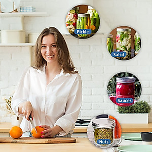 Mason Jar Vacuum Sealer for Wide & Regular Mouth Mason Jars, Jar Sealer Kit Compatible with Food Saver Vacuum Sealer Machine, Canning Sealer with Jar Attachment 2 Hose and Manual Vacuum Pump