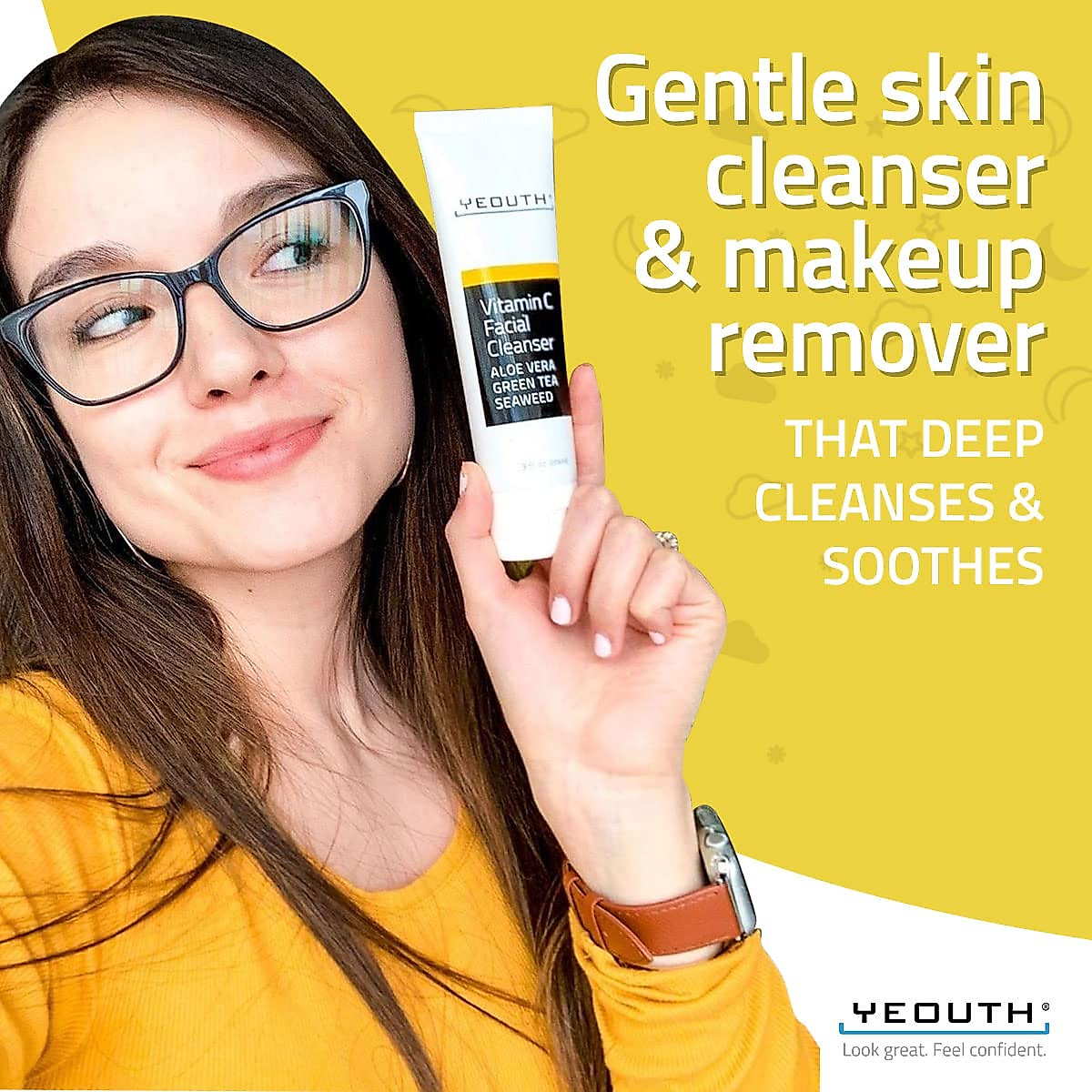 YEOUTH Vitamin C Cleanser for Face Wash 3 fl oz