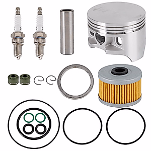 Artudatech Cylinder Piston Top End Gasket Kit for Honda ATV TRX300 FOURTRAX 300 1988, for Honda ATV TRX300 1990-2000, for Honda ATV TRX300FW 1991-1994