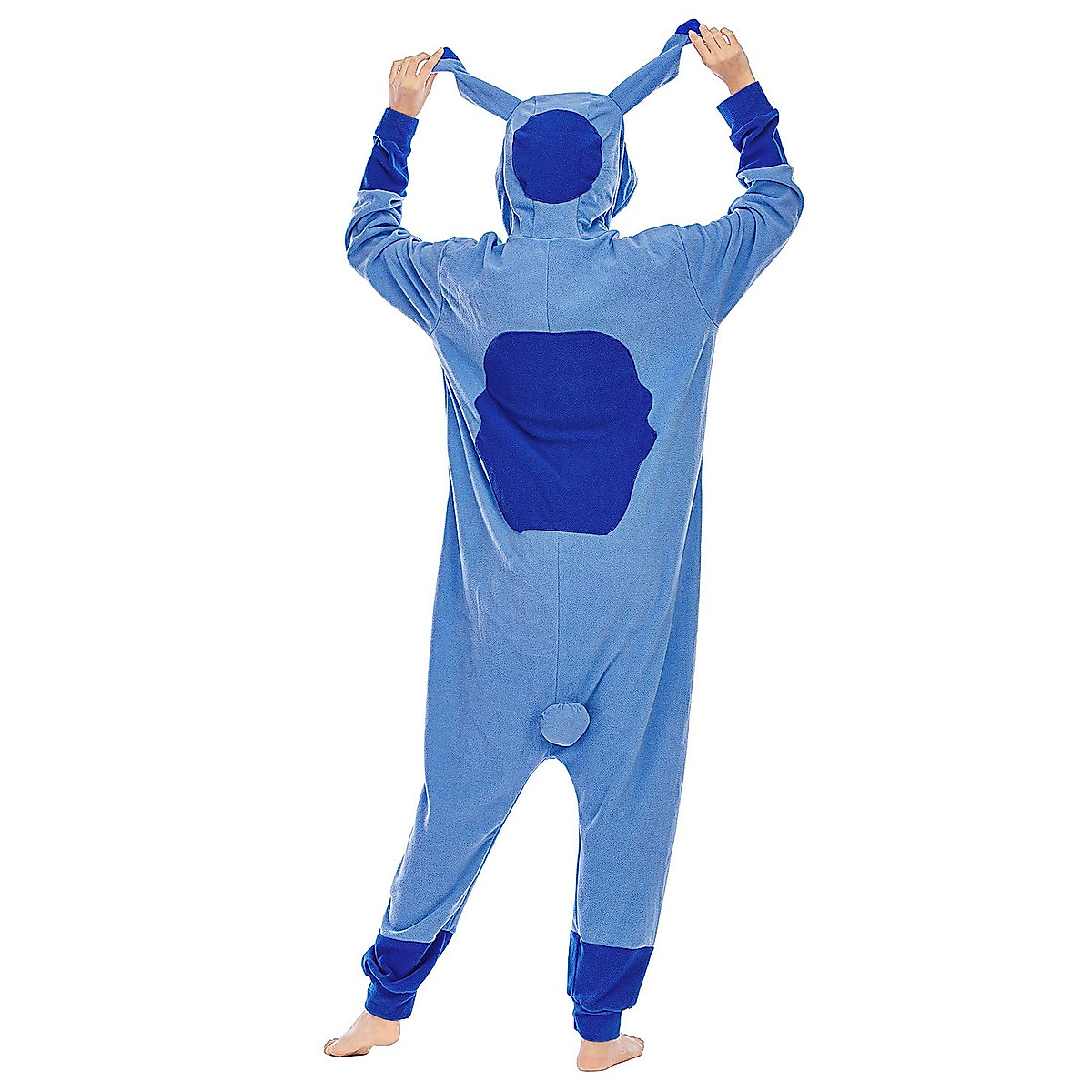 Etoson Onesie Cosplay Halloween Costume Unisex Animal Pajama,Blue,M
