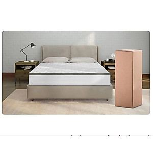 AMBEE21 Queen Size Memory Foam Mattress for Comfortable Sleep | Medium-Firm Comfort Level | Quilting Support, and Pressure Relief | 10 Inches Thickness Include 6 Layers with Spring