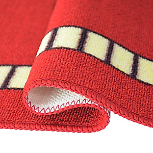 Exclen Universal Mahjong/Paigow/Card Table Cover, Slip Resistant Mat 31" x 31" (78cm x 78cm) (Blue)