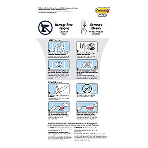 Command Fog Resistant Mirror, 1-Mirror, 2-Water-Resistant Strips (BATH15-ES), Organize Damage-Free