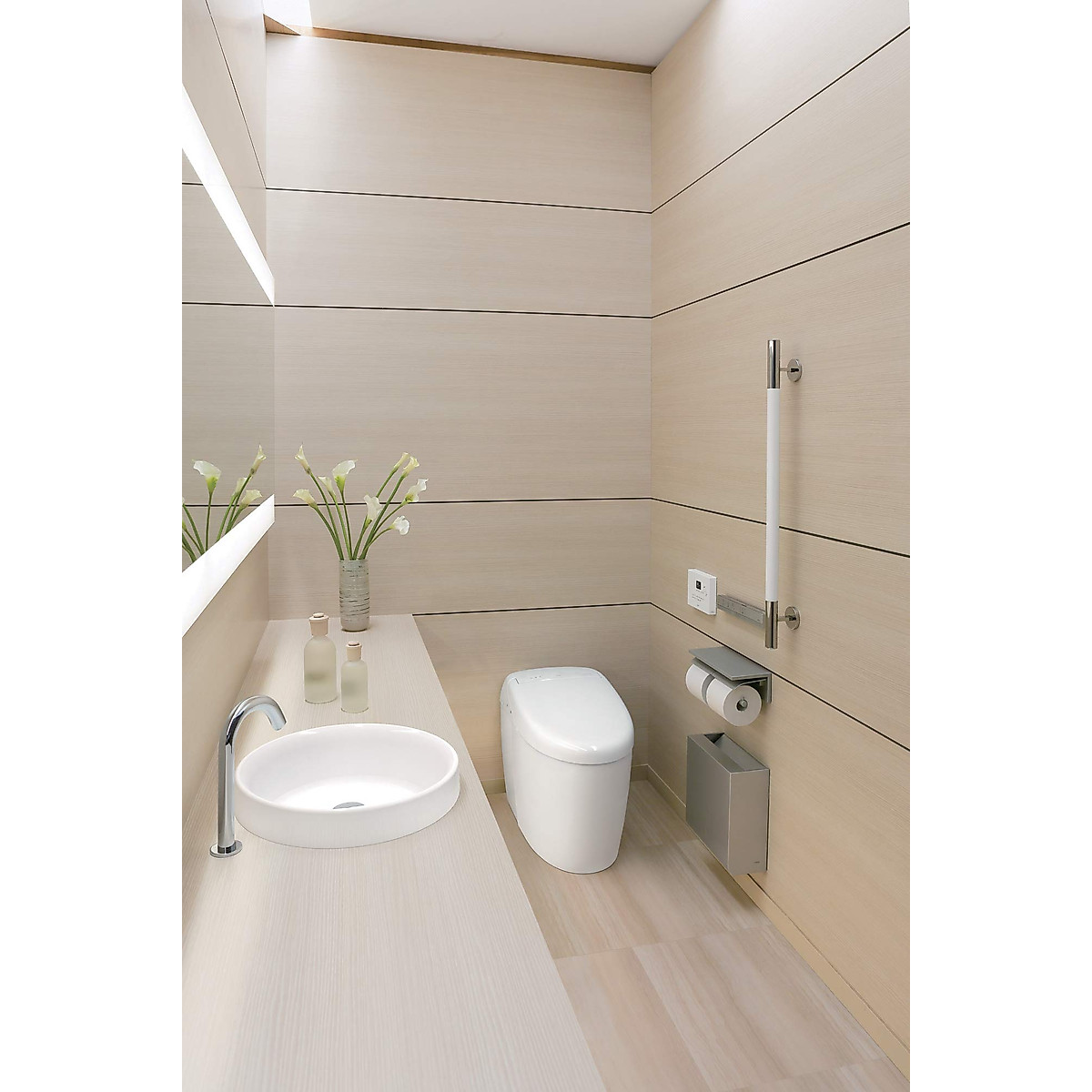 TOTO MS988CUMFG#01 NEOREST RH Dual Flush 1.0 or 0.8 GPF Toilet with Intergeated Bidet Seat and EWATER White-MS988CUMFG, Cotton White