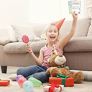 Idealmuzik 30 Pack Birthday Party Invitations for Girls with Envelopes and Sticker, Cute Birthday Party Invitations Cards for Kids, Party Decorations Supplies for Baby Shower Birthday Party