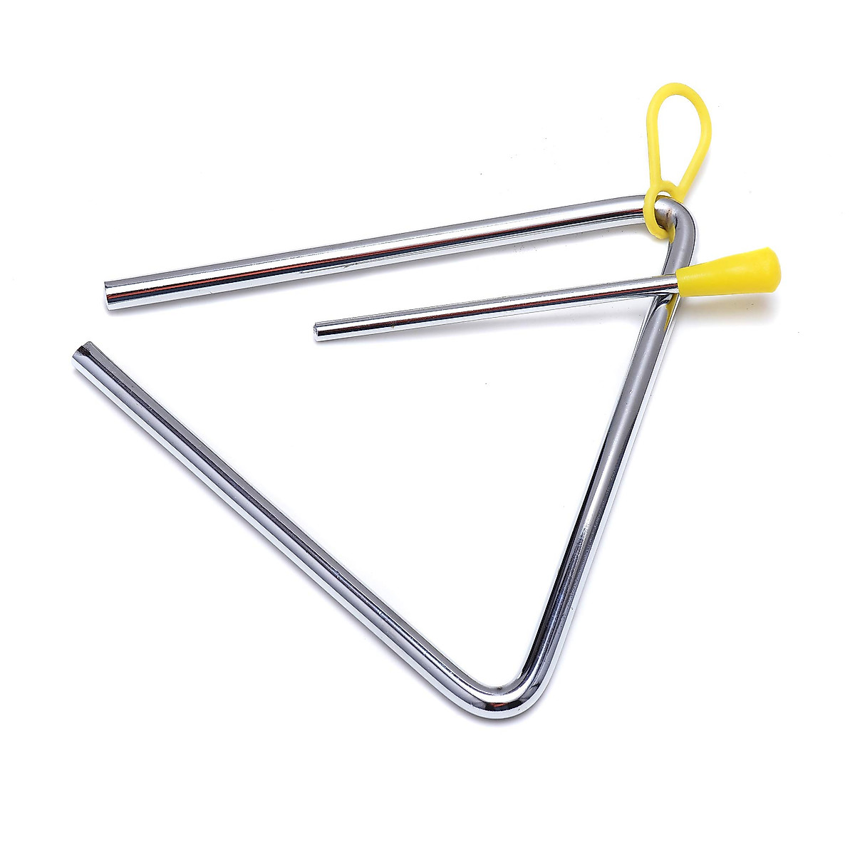 6 Inch Musical Steel Triangle Percussion Instrument With Striker
