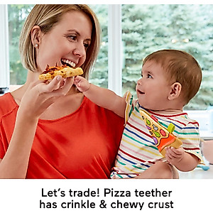 Fisher-Price Tiny Treats Gift Set, 3 pretend food infant teething toys