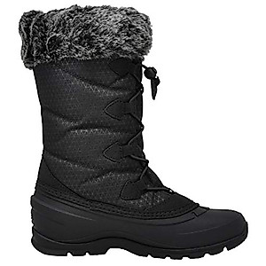 Kamik Women's Momentum 2 Snow Boot, Black/Black/Black, 8 W US