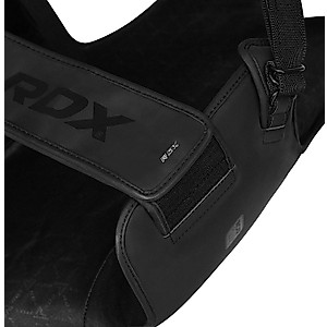 RDX Chest Guard for Boxing, MMA Training -ConvEX Skin Leather Body Protector for Muay Thai, Martial Arts, Sparring Rib Shield Armour for Kickboxing, Taekwondo & BJJ