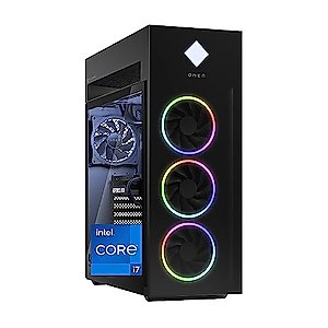 HP OMEN 45L Gaming Desktop, 13th Generation Intel Core i7-13700KF, 32 GB RAM, 1 TB Solid State Drive, NVIDIA GeForce RTX 4080 Graphics, Windows 11 Pro, GT22-1080 (2023)