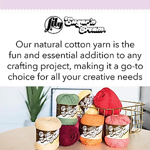 Lily Sugar N Cream Cones Key Lime Pie Yarn - 1 Pack of 14oz/400g - Cotton - #4 Medium - 706 Yards - Knitting/Crochet